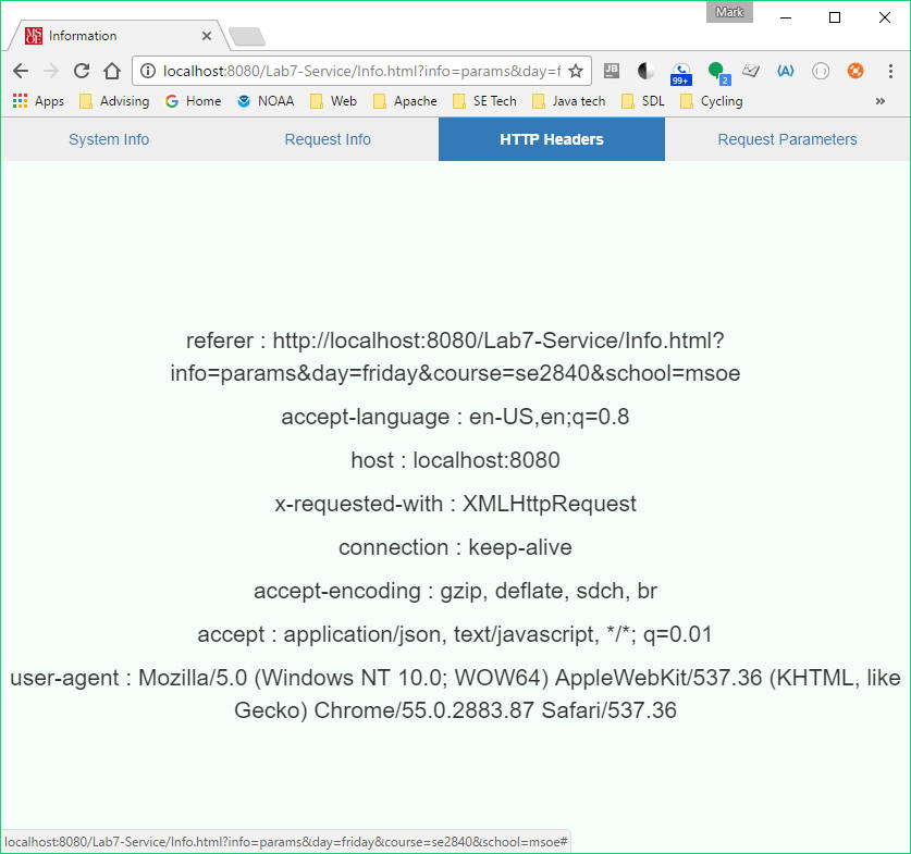 SE2840 Lab: A Tomcat-based web service